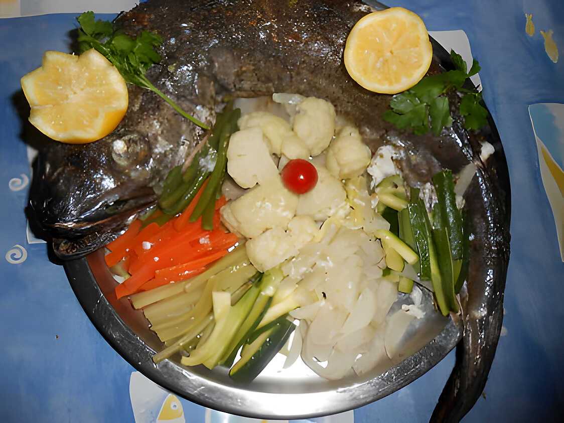 Recette de Merlu roti et ses petits légumes