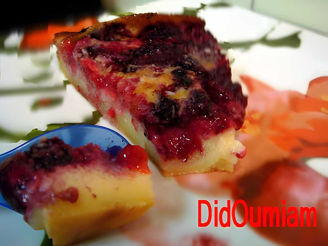 Recette de Clafoutis aux fruits rouges