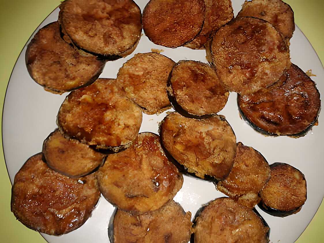 Recette d'Aubergines frites