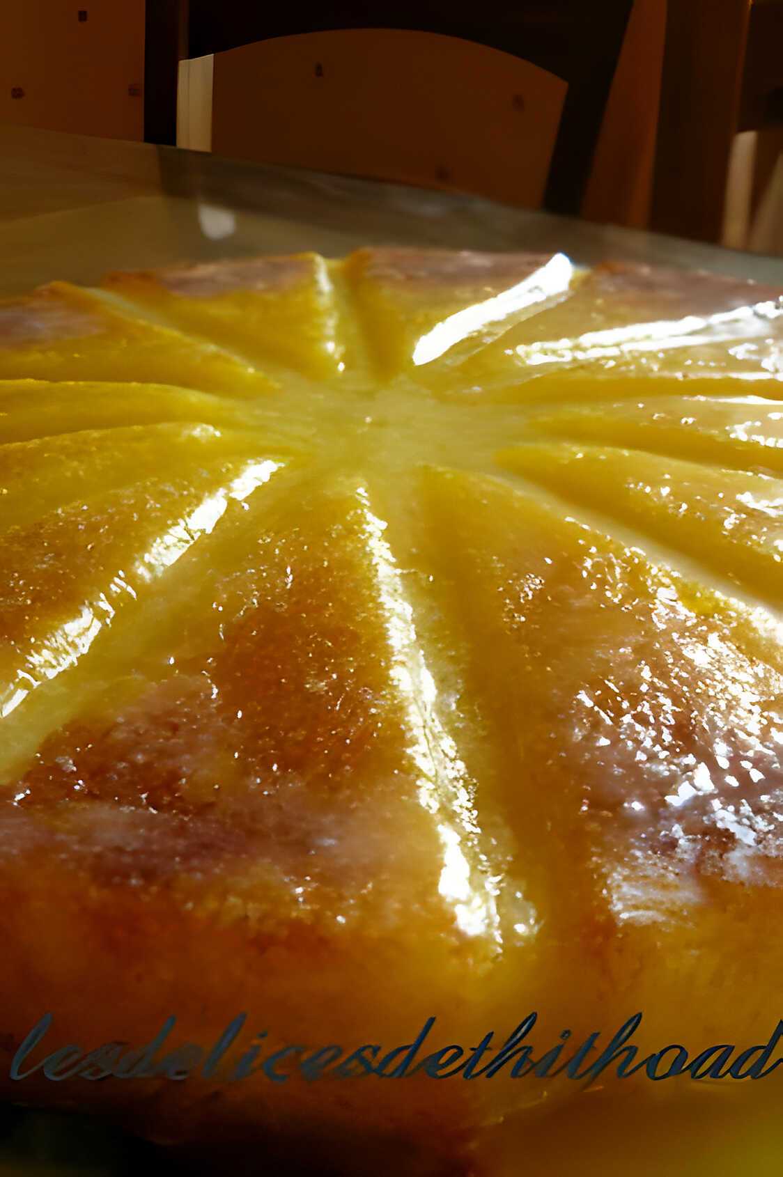 Recette de Gâteau fondant à l'orange par les delices de thithoad