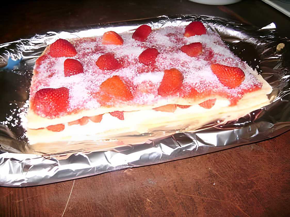 Recette de Delice coco fraises