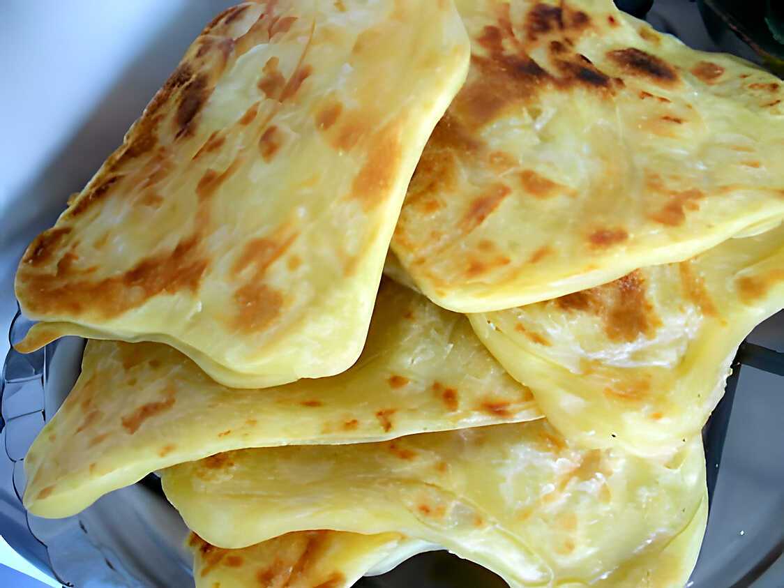 Recette de Galette feuilletée nommée mlewi chez nous