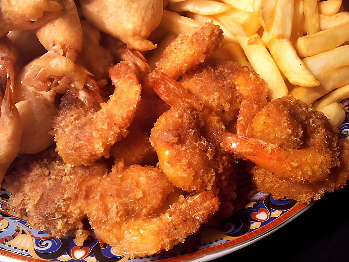 Recette de Crevette panée au curly