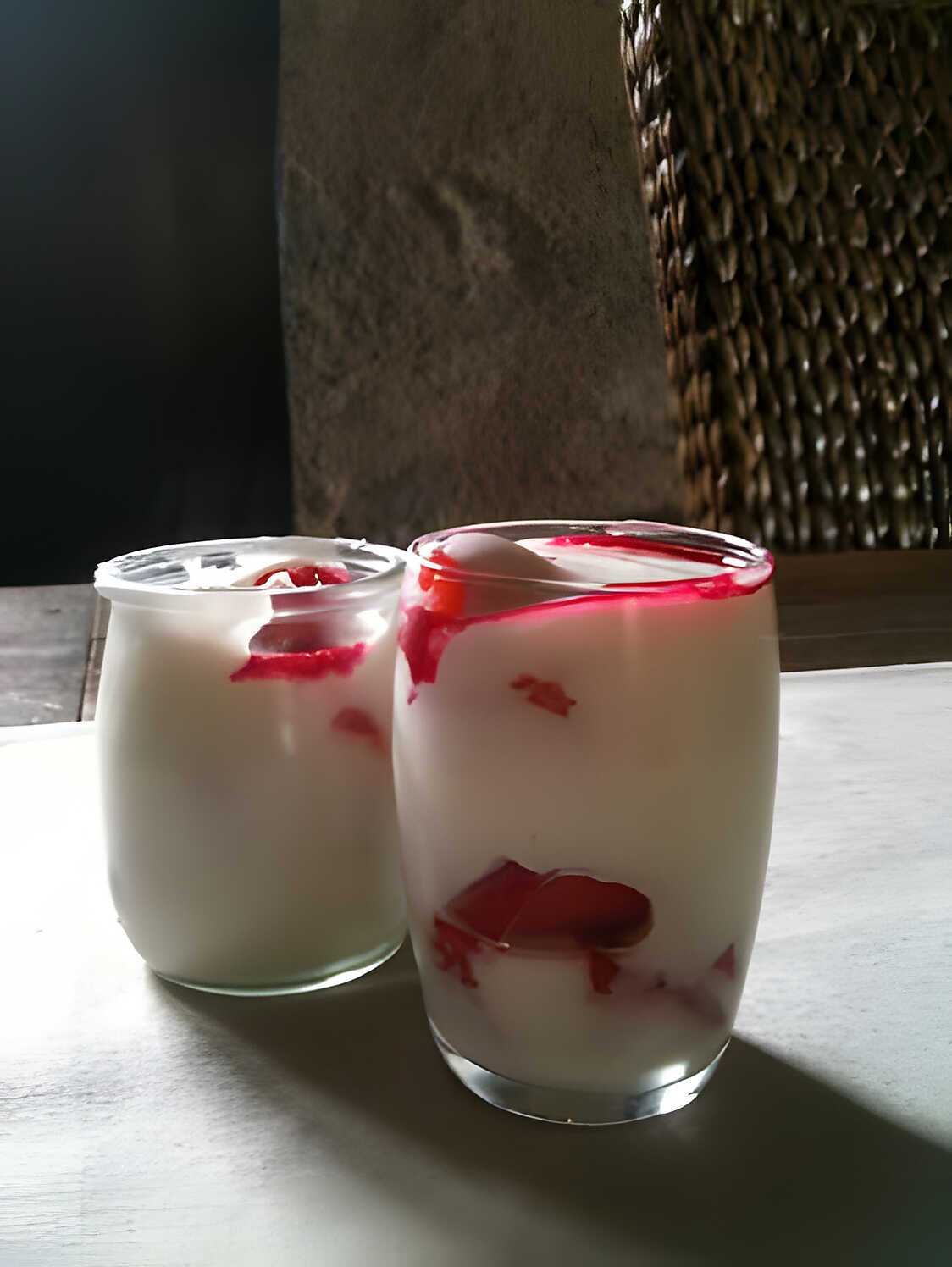Recette de Yaourt aux fruits rouge