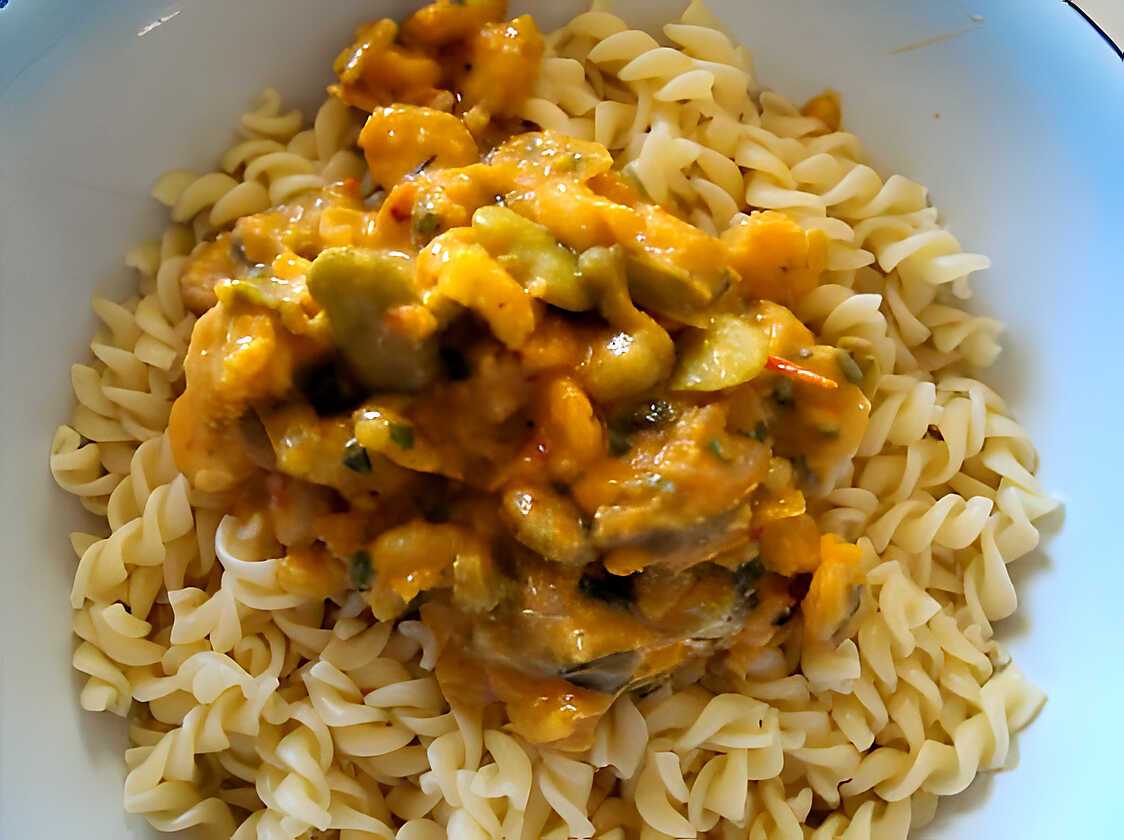 Recette de Tortis aux crevettes