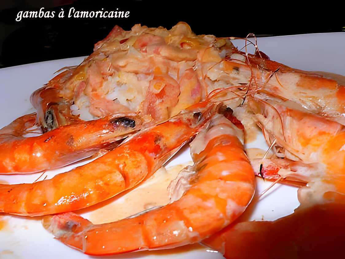 Recette de Gambas à l’armoricaine