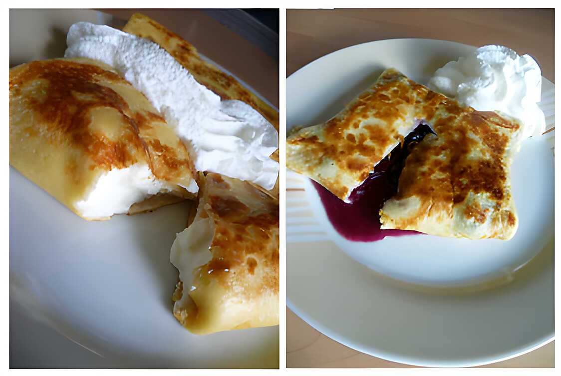 Recette de Blintz (crêpes fourrées à la ricotta ou aux myrtilles)