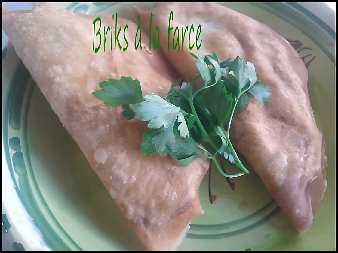 Recette de Briks à la farce