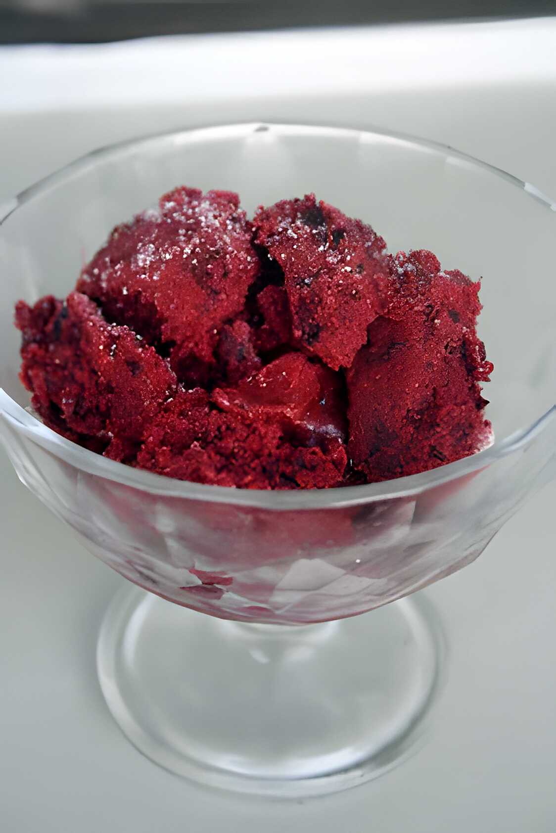 Recette de Glace aux fruits rouges