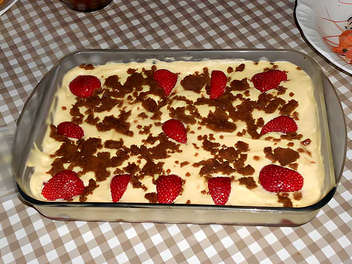 Recette De Tiramisu Fraise Speculoos Par Ninie05