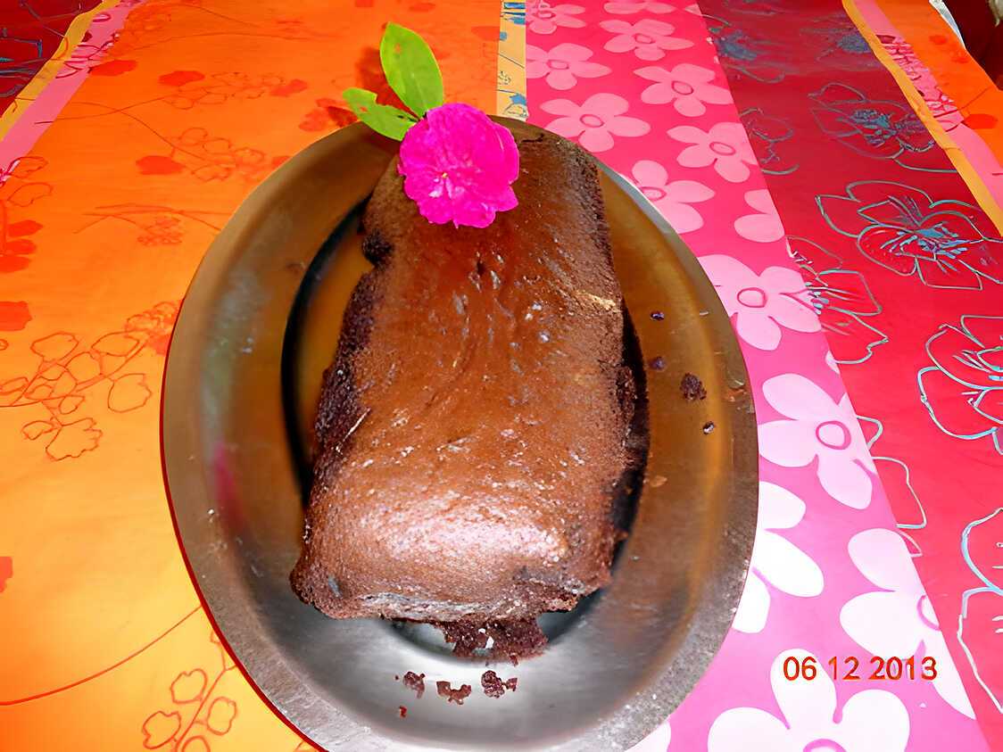 Recette de Cake au chocolat noir par lavachequirit