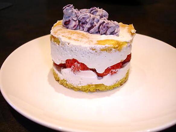 Recette de Mini/-fraisier par rosinette