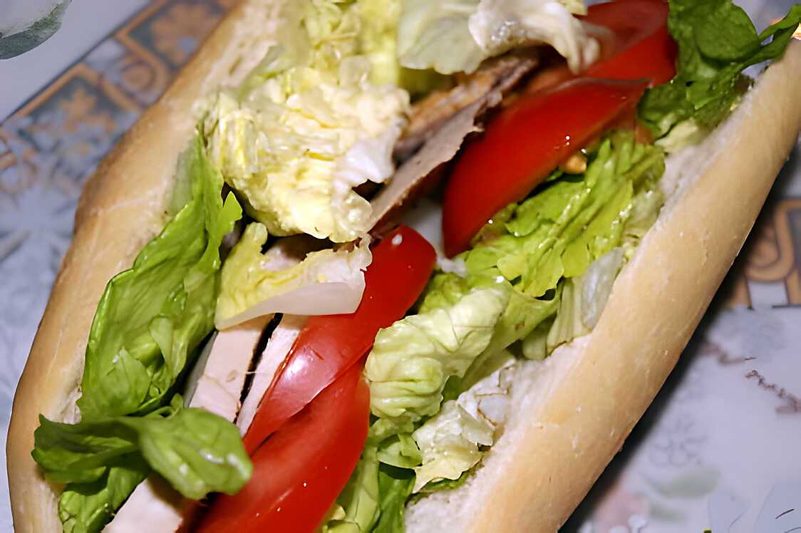 Recette de Sandwich n° 3 léger de mamyloula