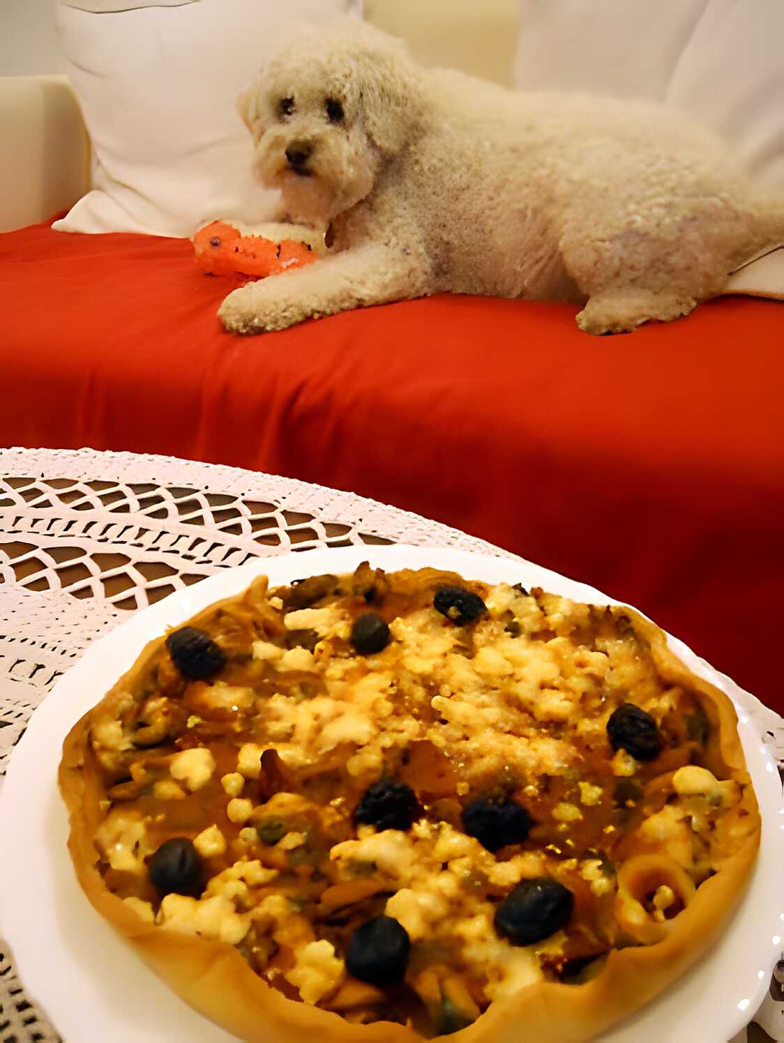 Recette de PIZZA A LA GRECQUE