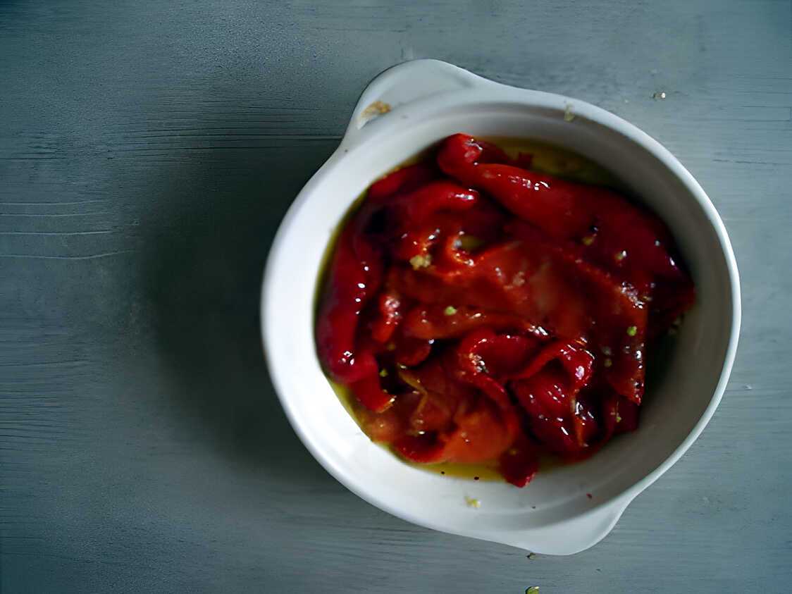 Recette de POIVRONS ROUGES GRILLES