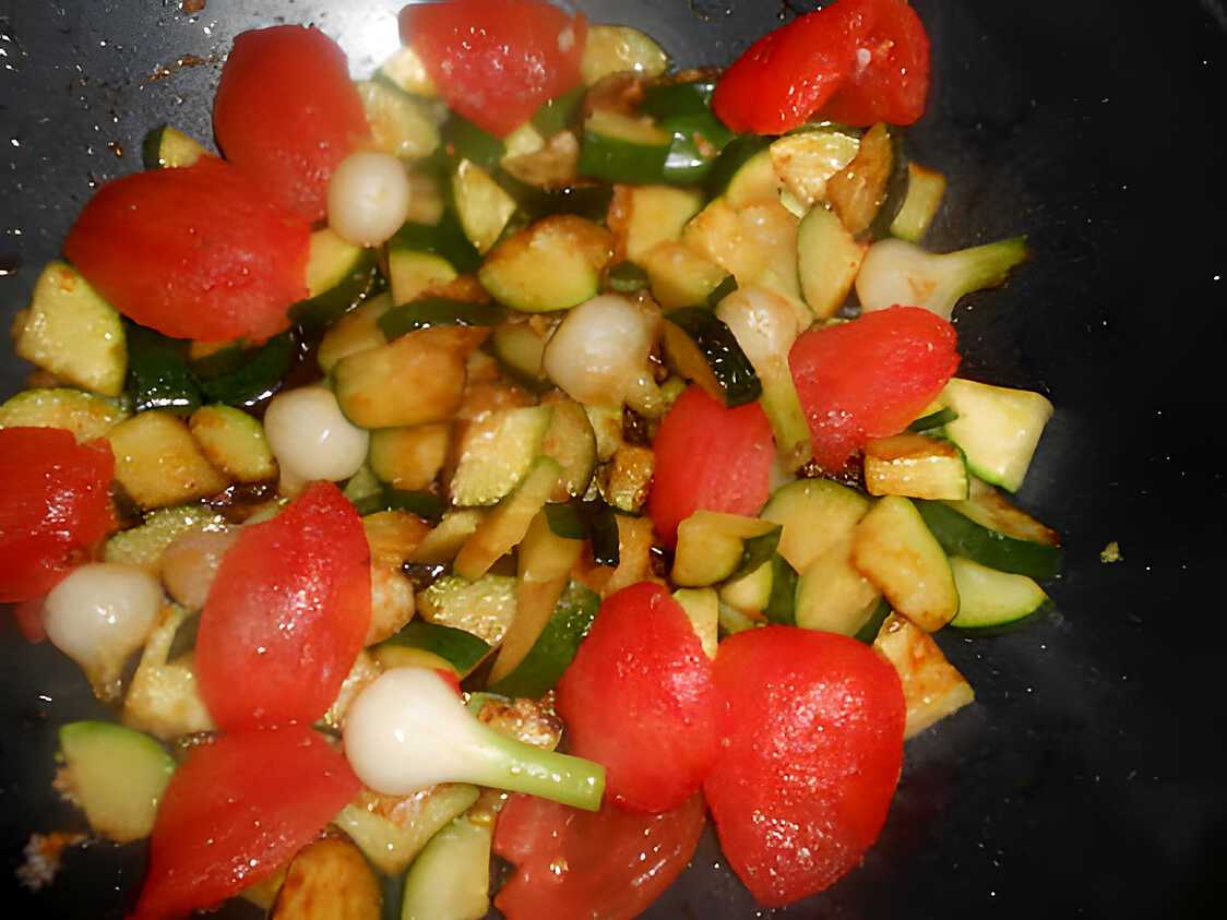 Recette de Poelée de courgettes