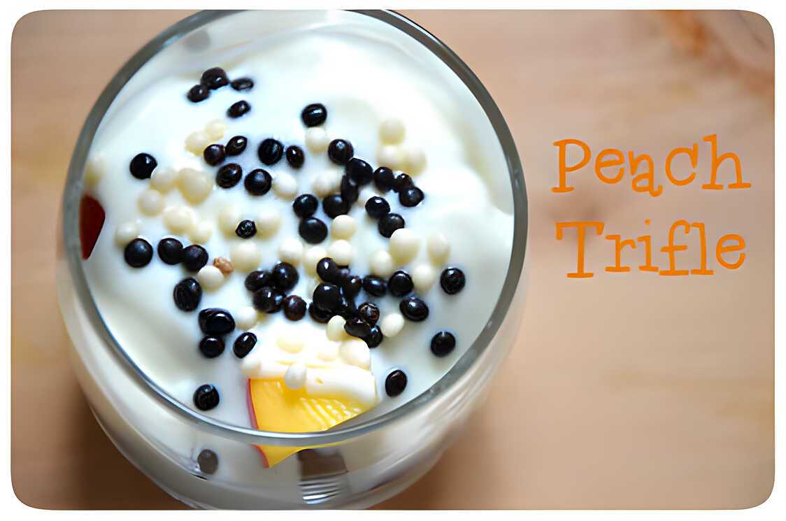 Recette de Peach trifle