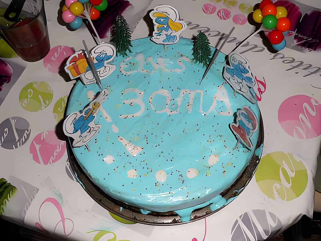 Recette de Gâteaux anniversaire thème stromphe