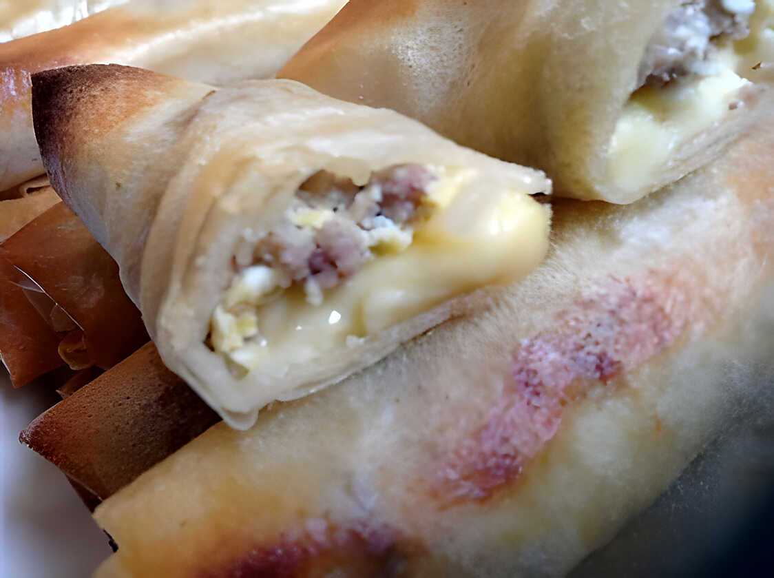 Recette de Bourek à la viande hachée et fromage au four" pour Ramadan"