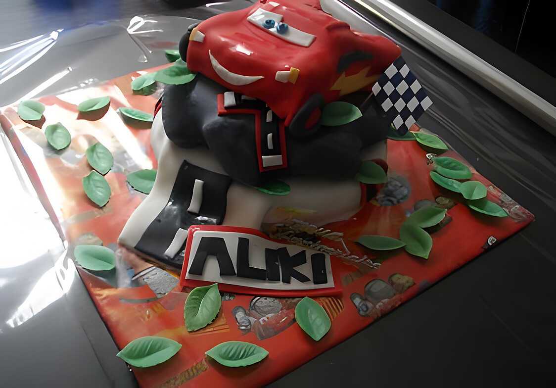 Recette de Gâteau cars