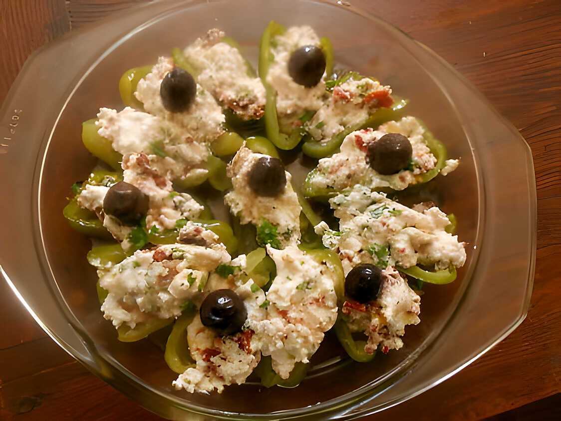 Recette de Petits poivrons farcis au chévre