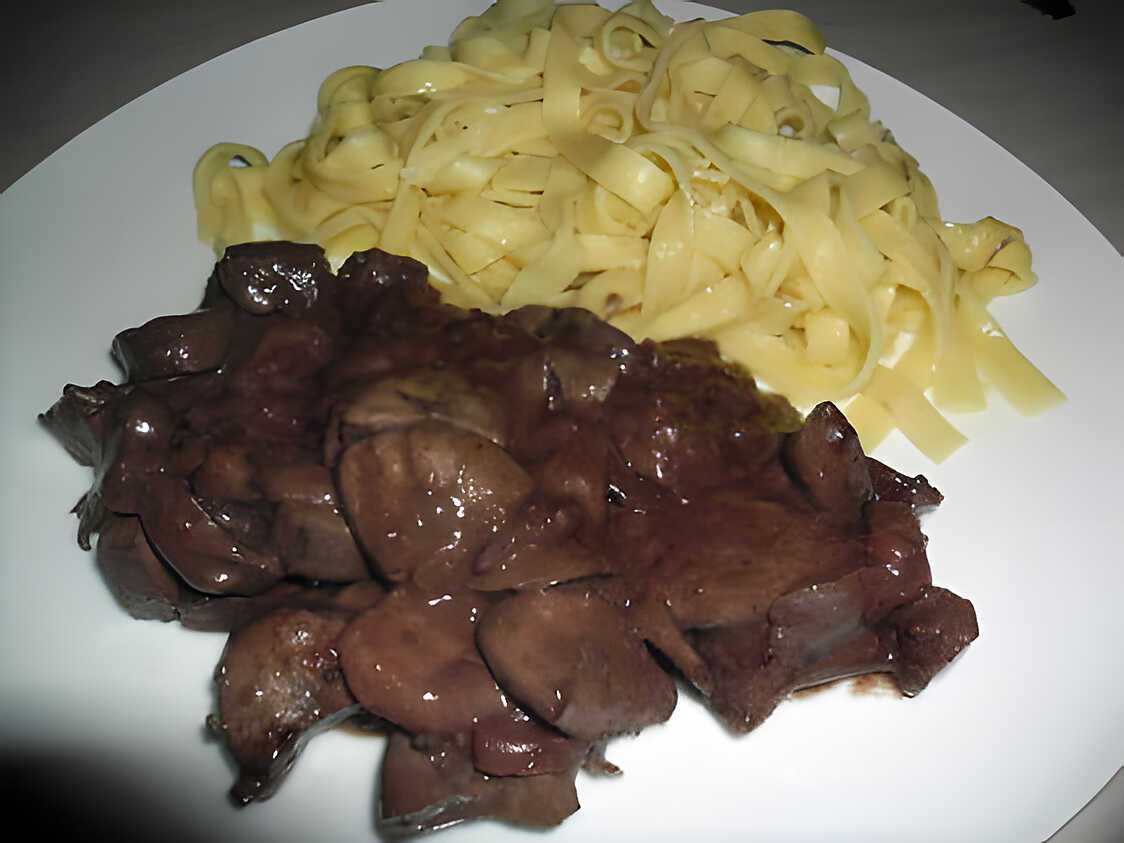 Recette de ROGNON EPICé AU VIN ROUGE