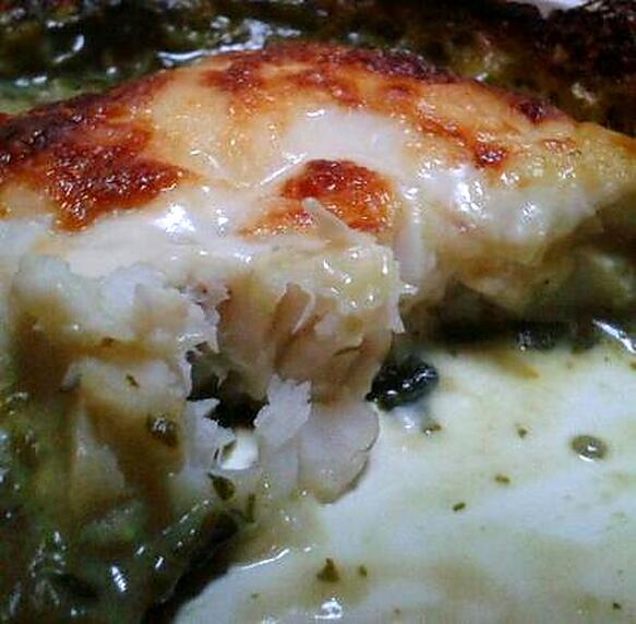 Recette de Filet de colin a la florentine