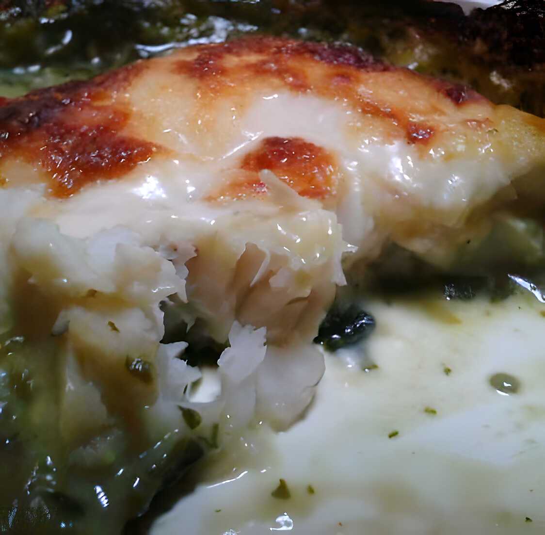 Recette de Filet de colin a la florentine