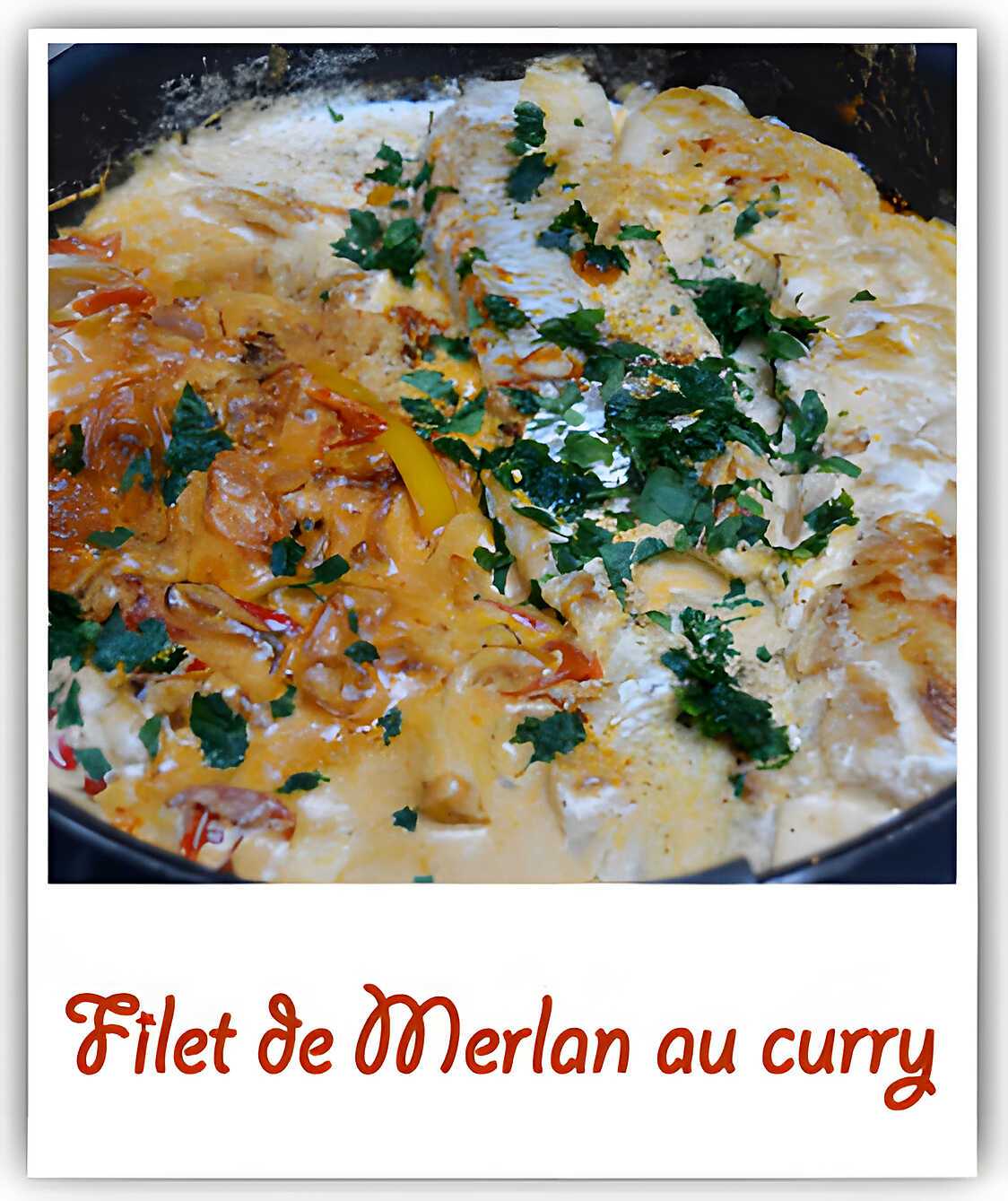 Recette de Filet de Merlan au curry