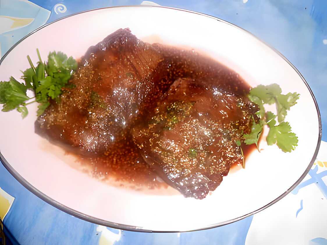 Recette de Hampe de boeuf au sésame