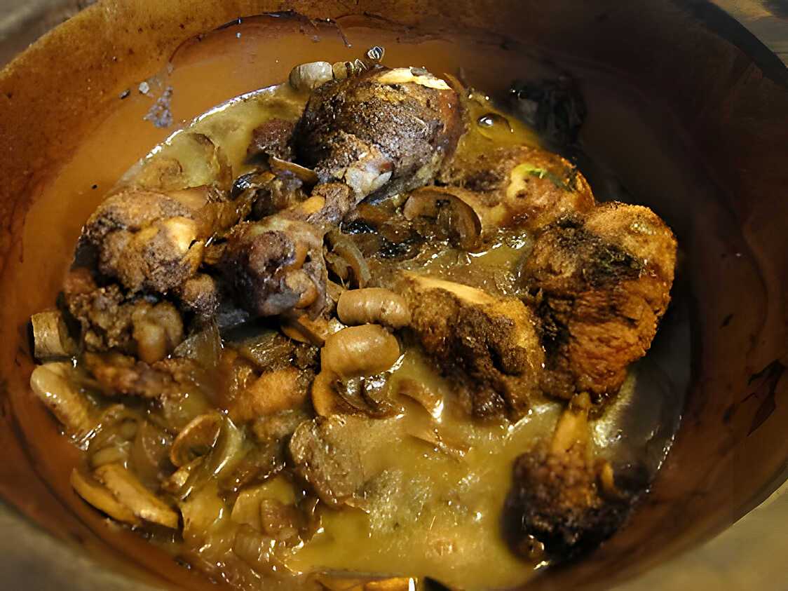 Recette de Poulet au vin doux