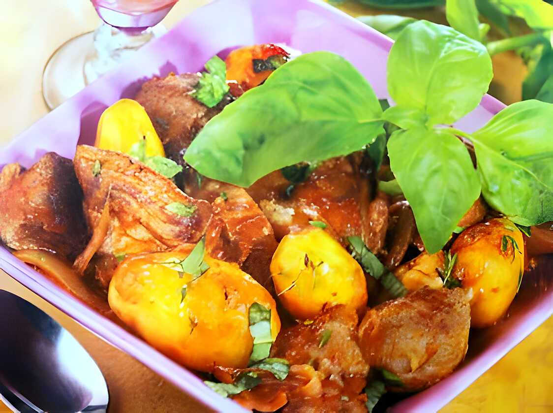 Recette d'Agneau au basilic