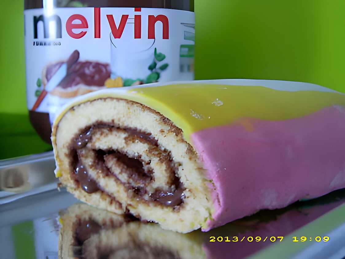 Recette de Le roulé arc en ciel de Melvin