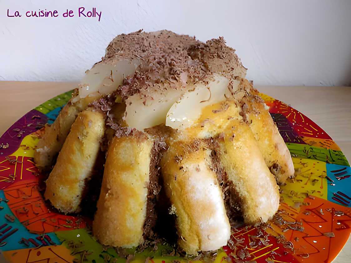 Recette de Charlotte poire chocolat par Rolly