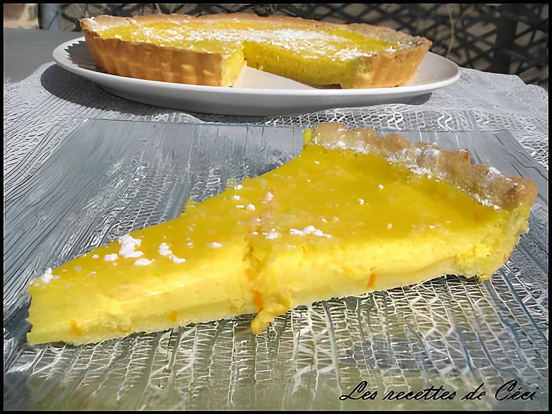 Recette de Tarte à la ricotta et à l'orange