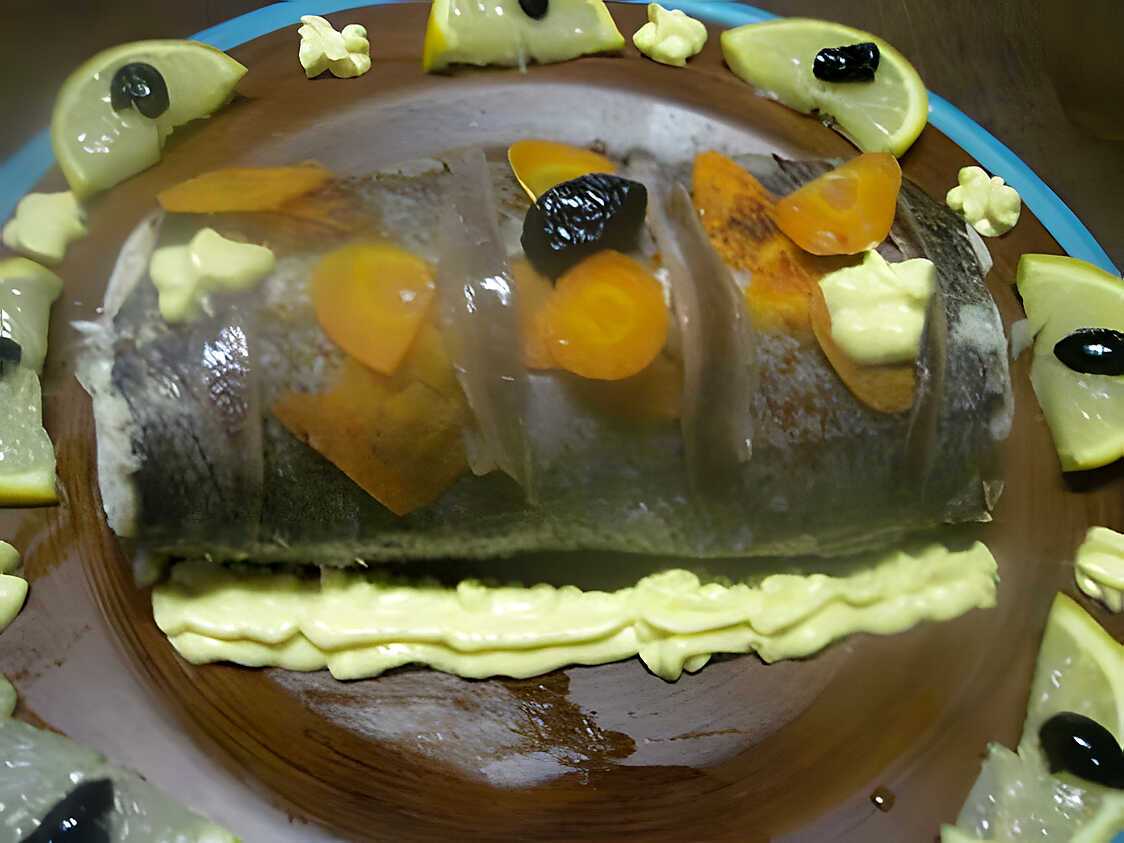Recette de Poisson merlu à la mayonnaise.