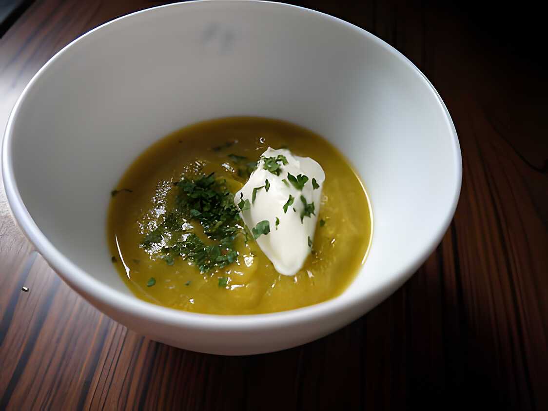 Recette d'Une petite soupe et au lit