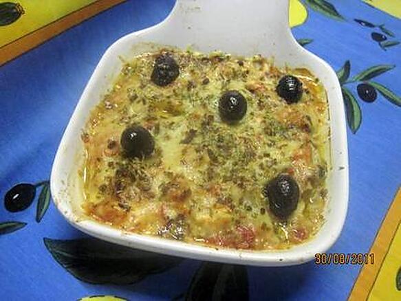 Recette de Blettes à la sauce tomates cuisinées et gratinées.