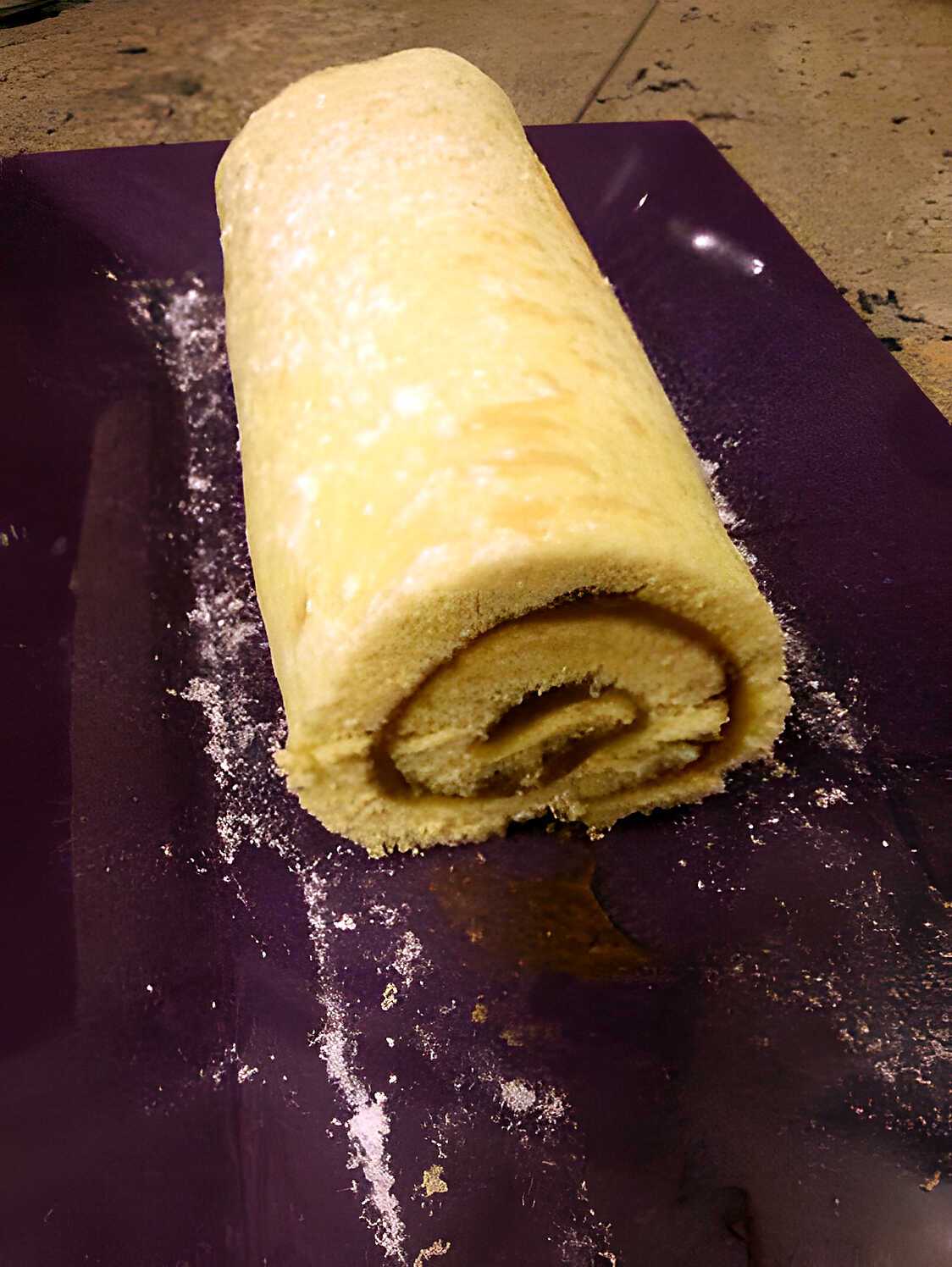 Recette de Roulé à la crème de marrons