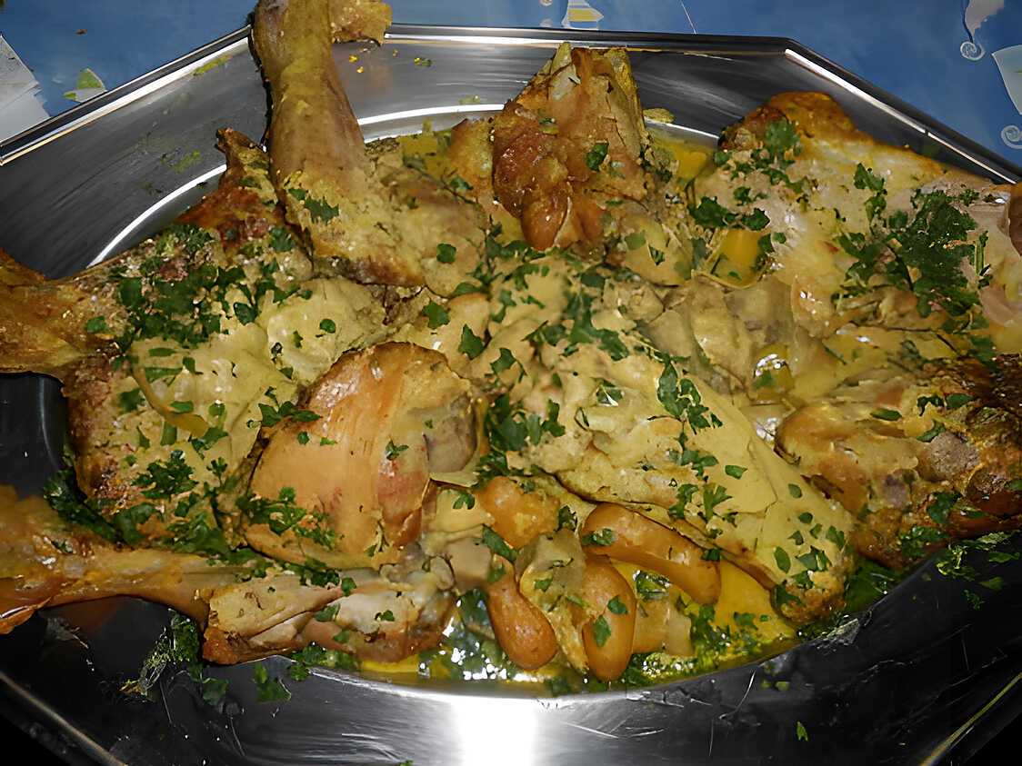 Recette de Chevreau roti a la moutarde d alsace