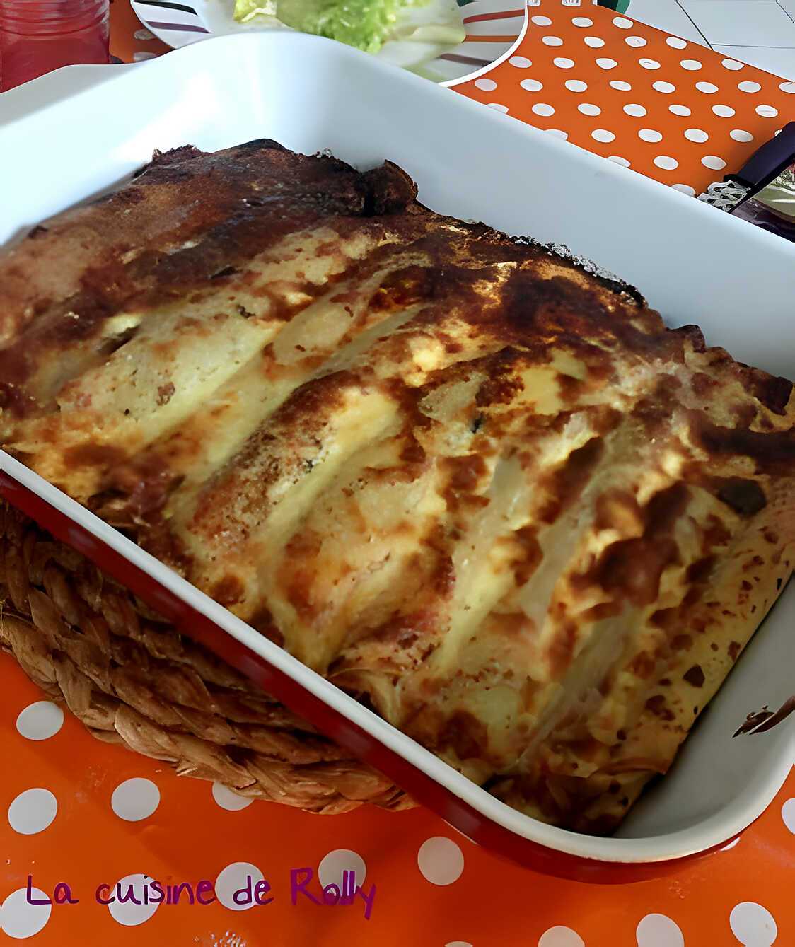 Recette de Crêpes fourrées aux épinards au four