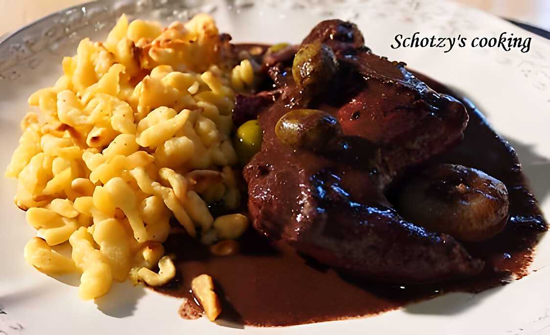 Recette de Civet de lapin sauce au sang