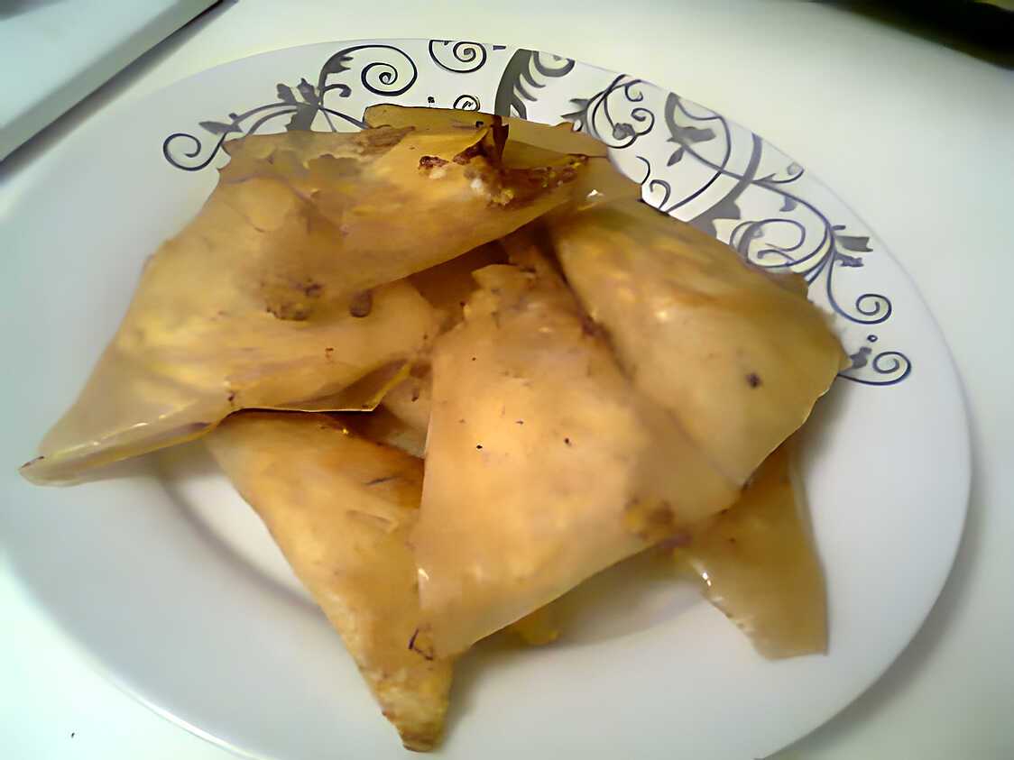 Recette de Samoussa babybel saumon