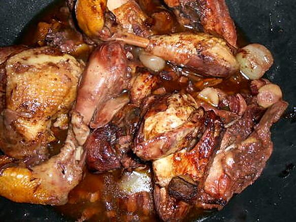 Recette de Fricassée de poulet perigourdine