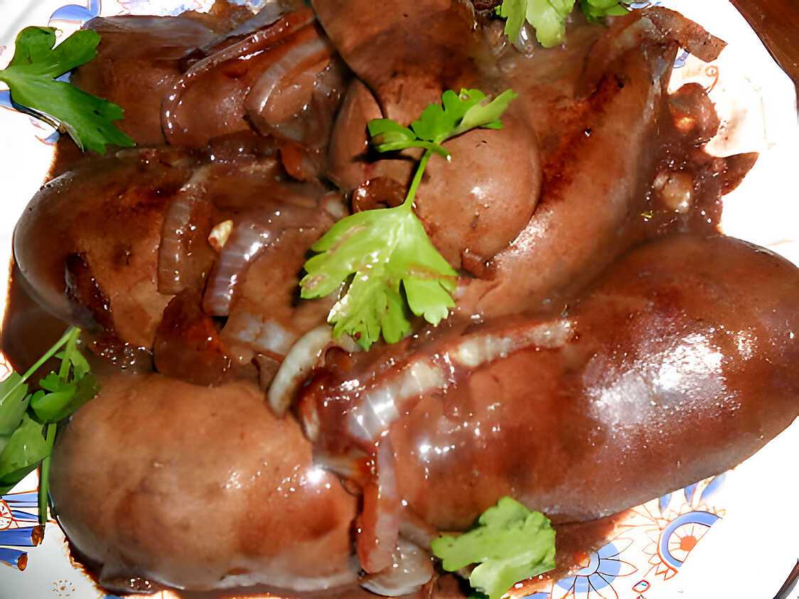 Recette de Rognon de porc au beaujolais