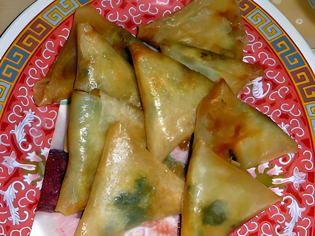 Recette de Samoussas épicés aux légumes