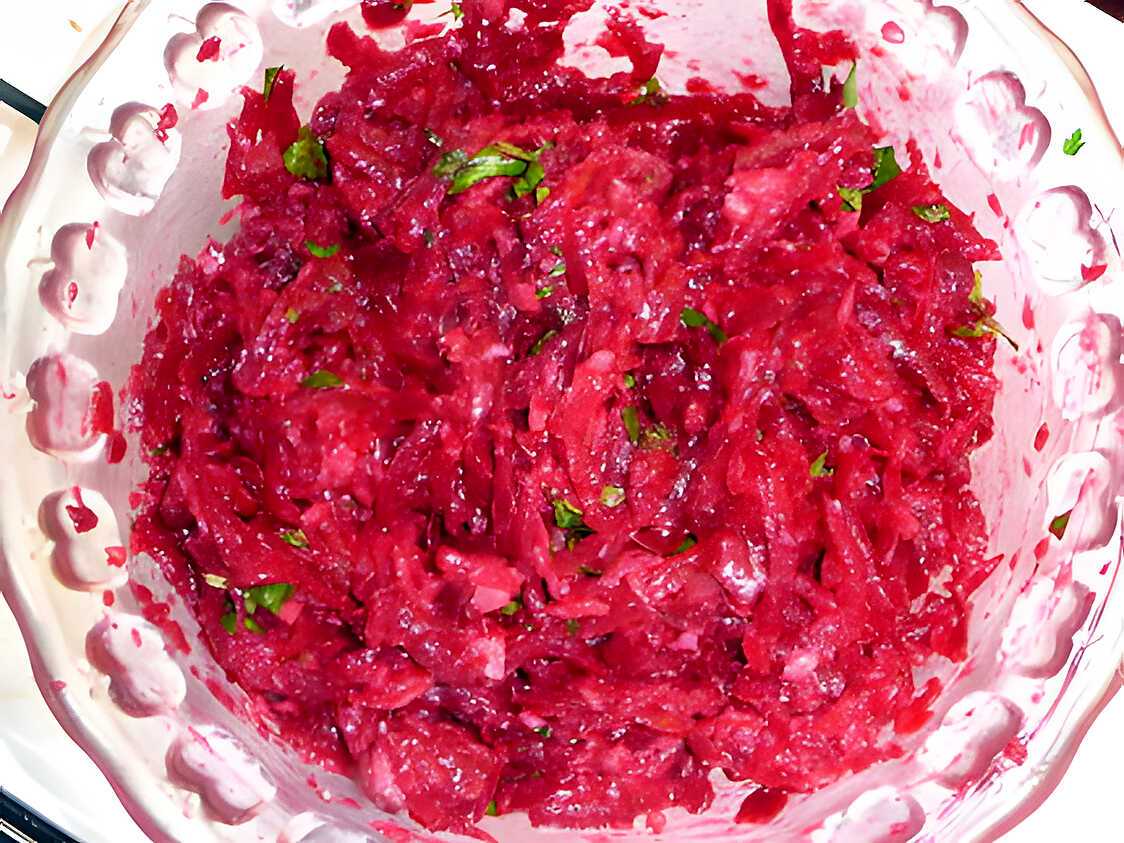 Recette de Betterave rouge au thon à la catalane