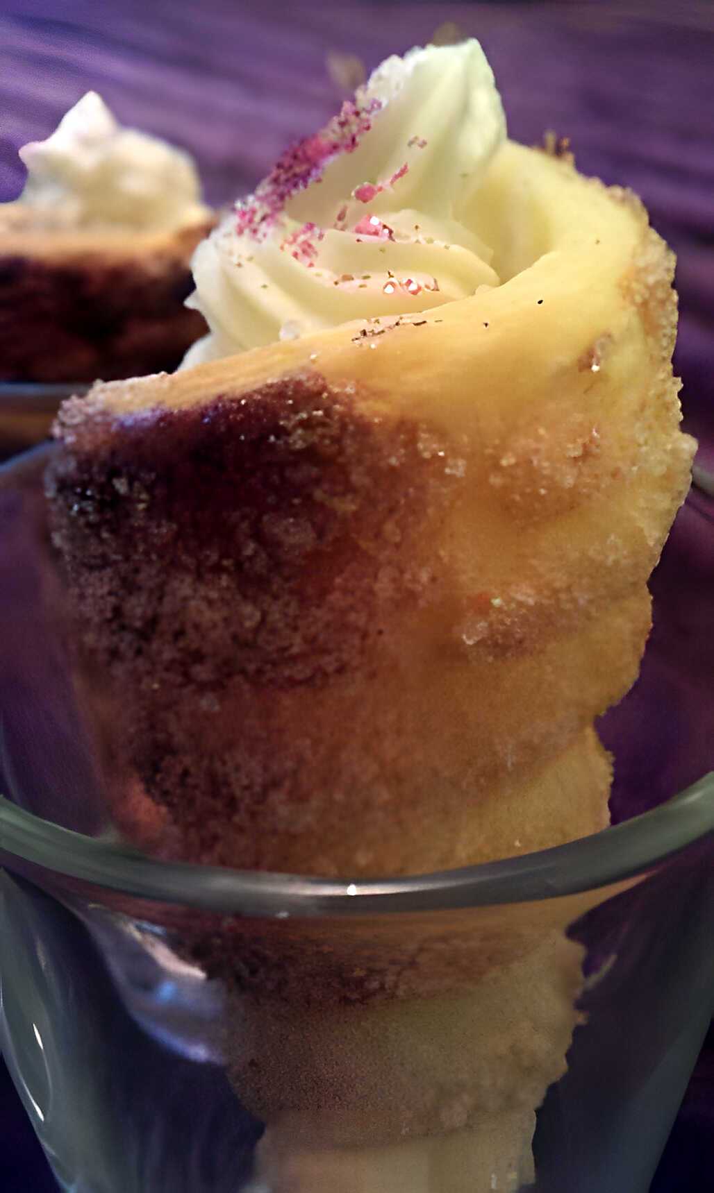 Recette de Cornets feuilletés au mascarpone