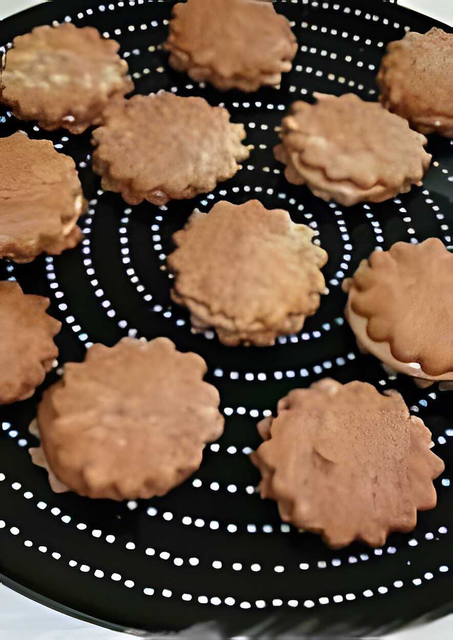 Recette de Delice choco noisette et son fourage vanille