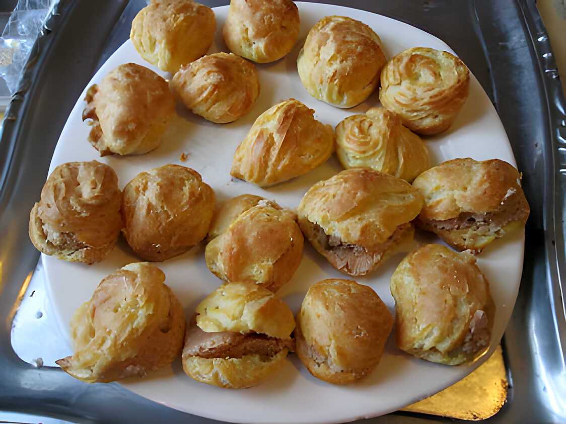 Recette de Chouquette au foie gras recette de mirabelle
